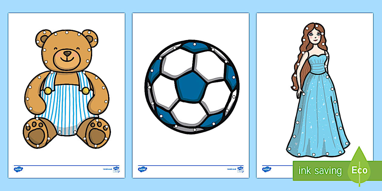 Toys Lacing Cards (teacher made) - Twinkl