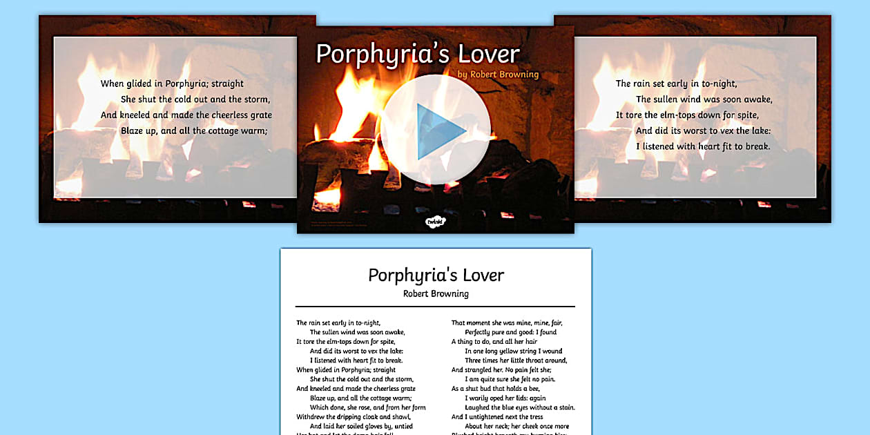 Robert Browning Poem Resource Pack