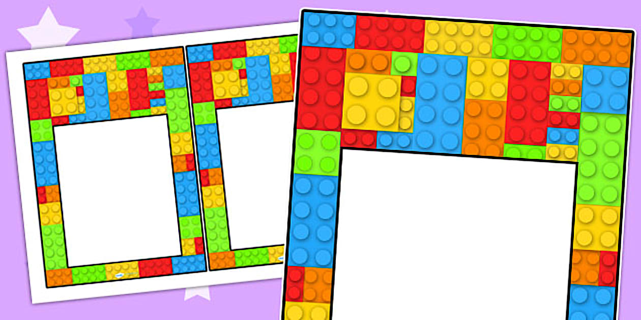 Building Brick Themed Editable Note (teacher made) - Twinkl