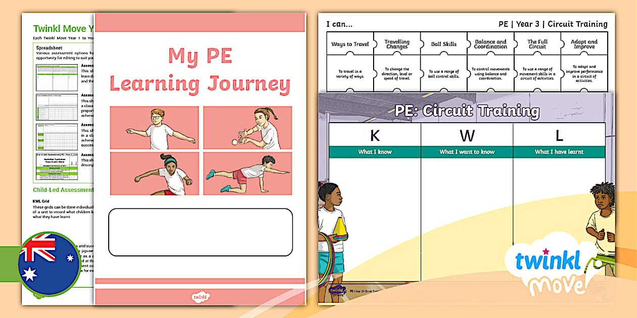 Move PE Year 3 Circuit Training: Assessment Pack - Twinkl