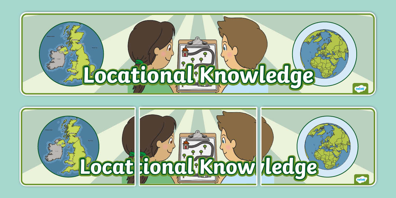 KS1 Locational Knowledge Display Banner (Teacher-Made)