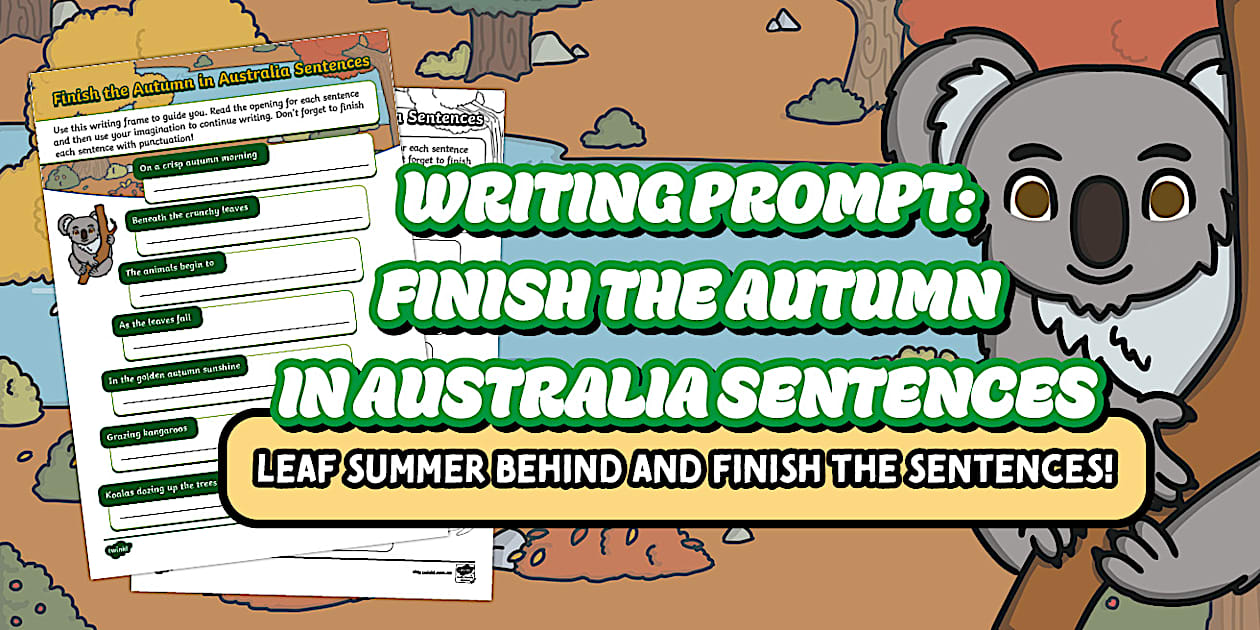 Writing Prompt: Finish the Autumn in Australia Sentences