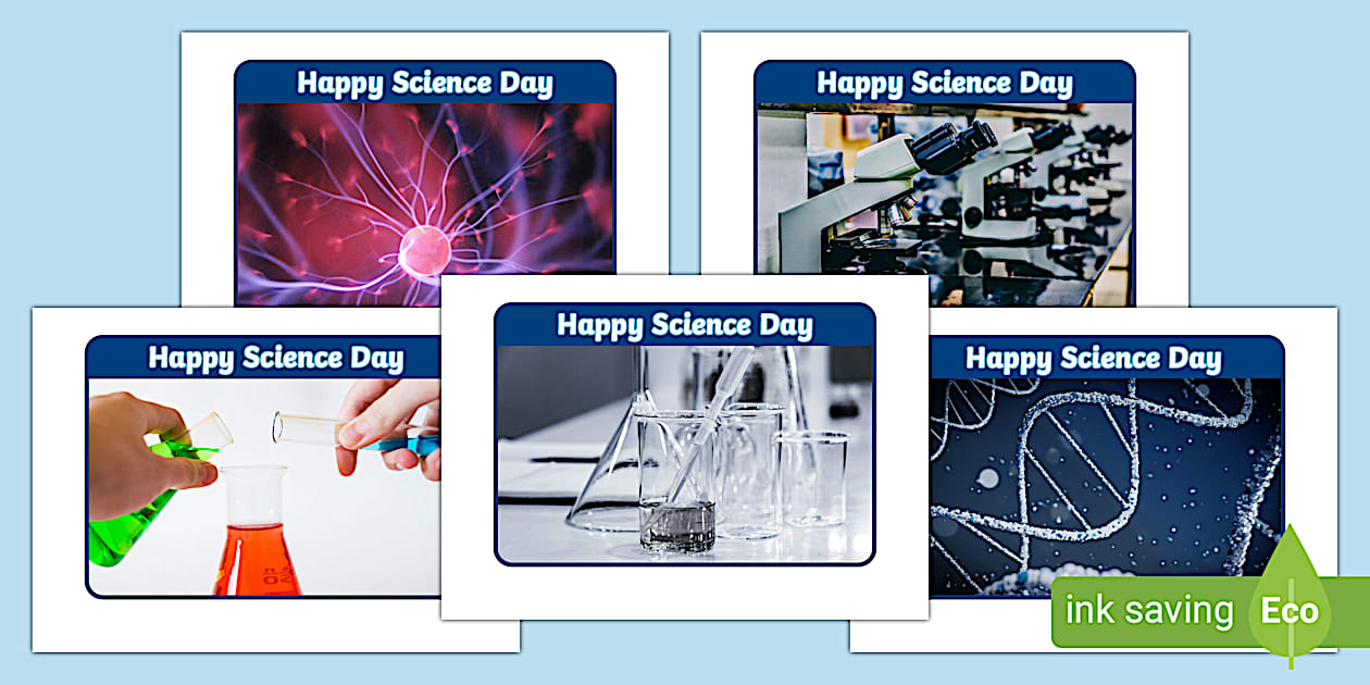 Happy Science Day Photo Pack (teacher made) - Twinkl