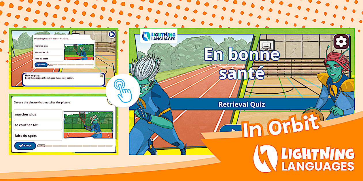 👉 Lightning Languages French Keeping Healthy Quiz