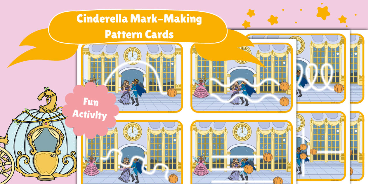 Cinderella Mark-Making Pattern Cards