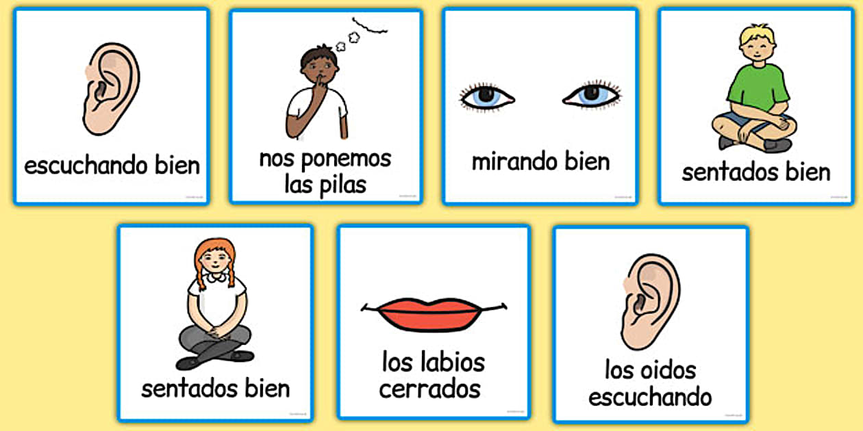 Good Listening Cards Spanish (teacher made) - Twinkl