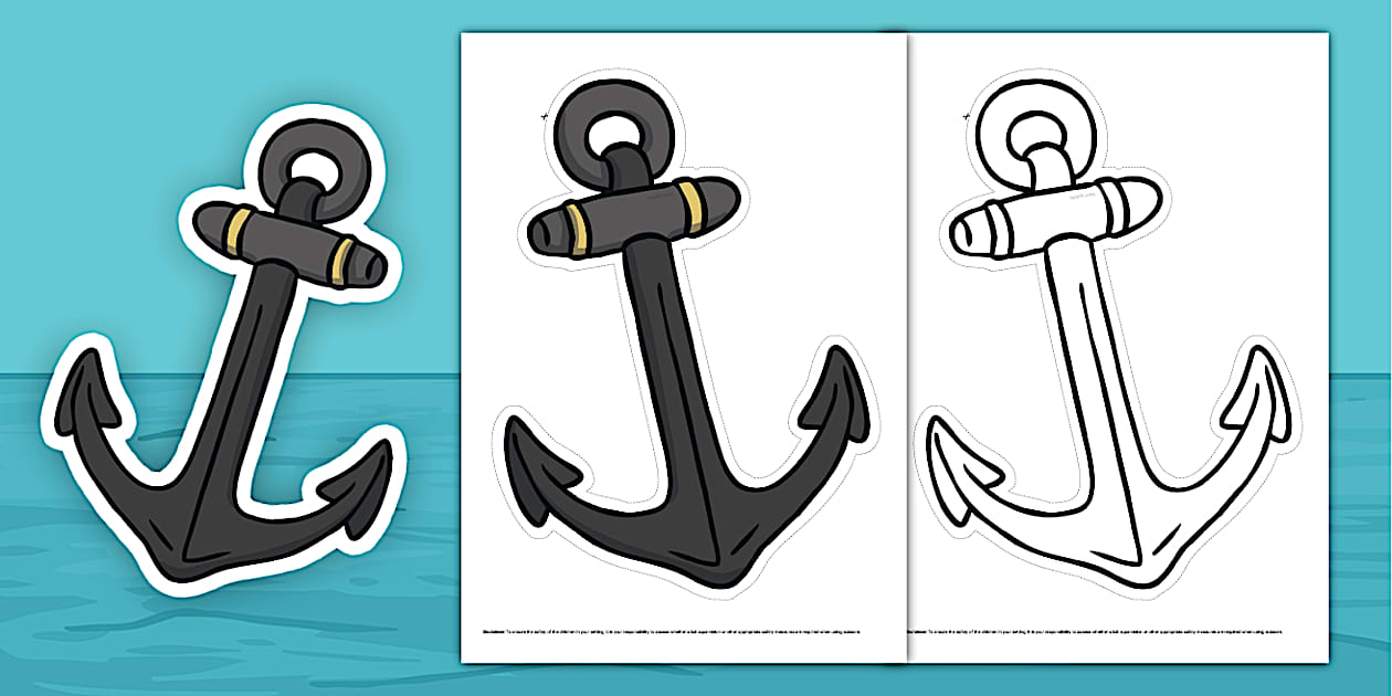 Anchor Display Cut-Out (teacher made) - Twinkl
