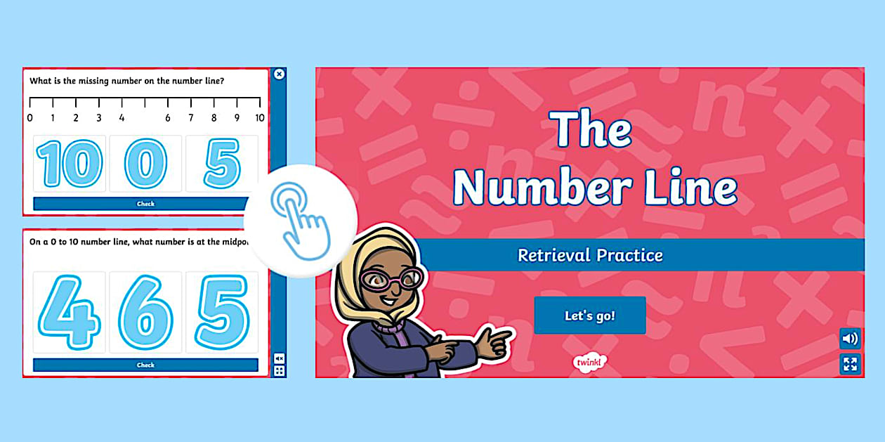 👉 Retrieval Practice The Number Line Maths Interactive Quiz
