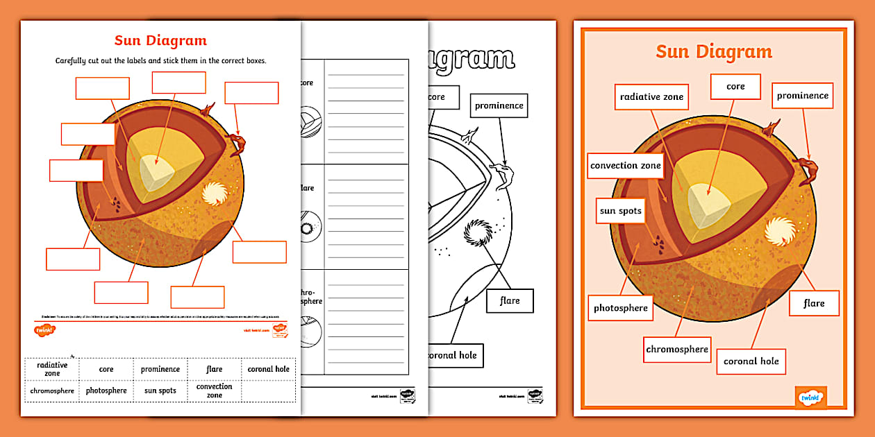 Sun Diagram Activity Pack (teacher made) - Twinkl