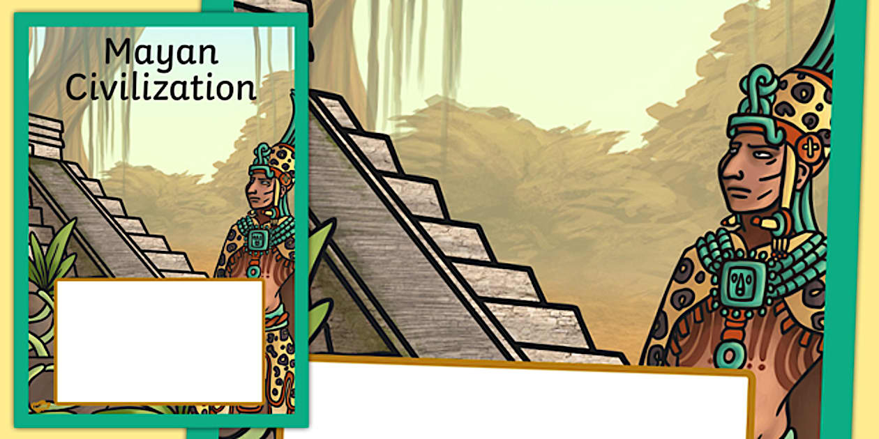 Editable Maya Civilization Book Cover (professor feito)