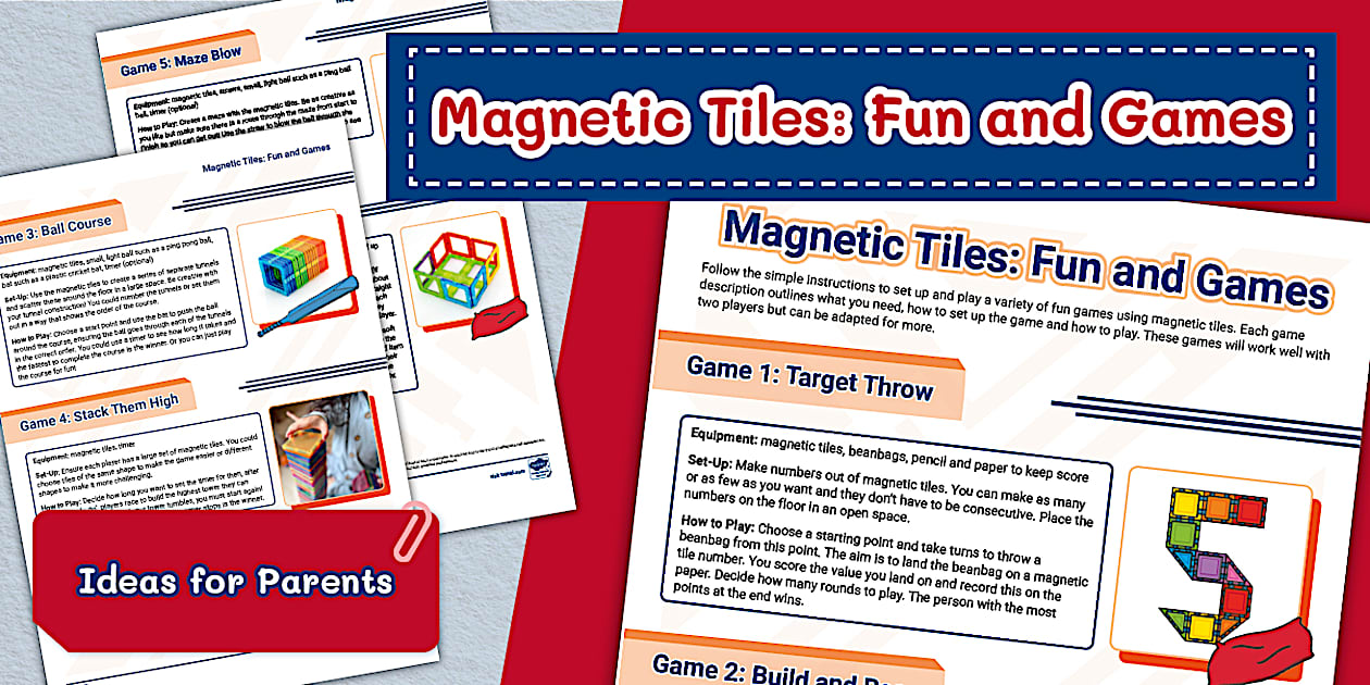 Magnetic Tiles: Fun and Games