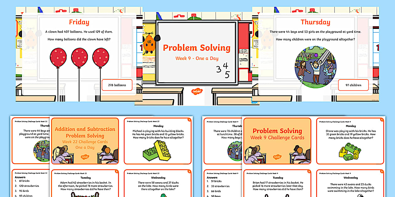 Week 9 - Problem Solving - One a Day - Resource Pack