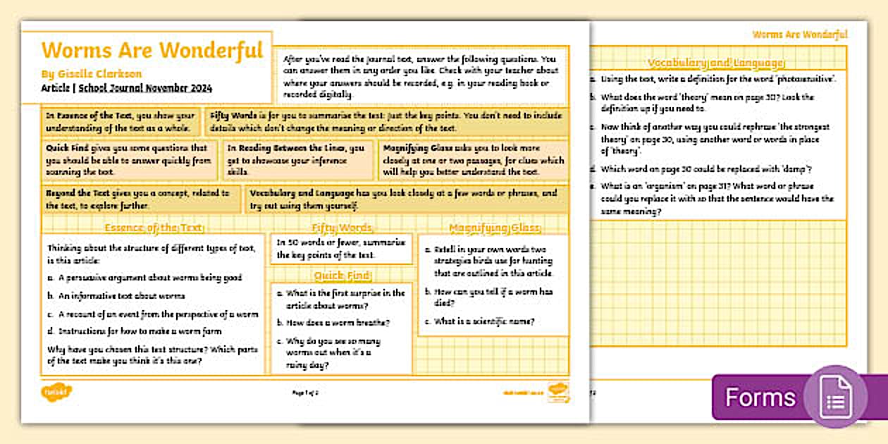 November 2024 L3 Journal - Worms Are Wonderful Follow Up