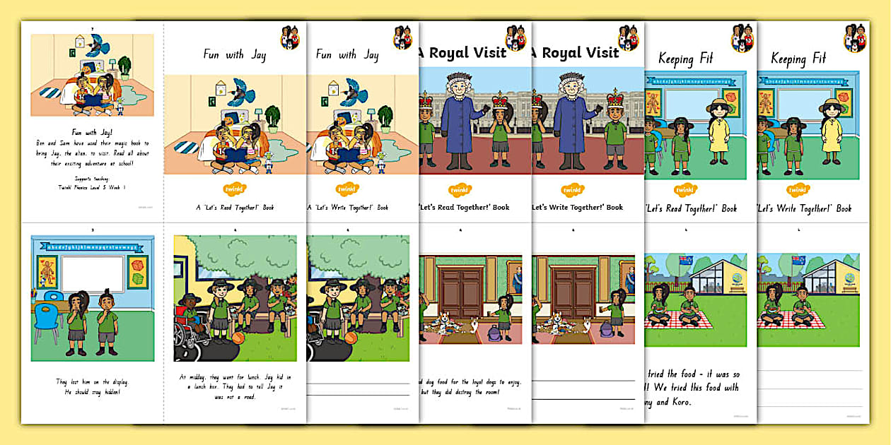 Level 5 Mini Books 1-10 (teacher made) - Twinkl