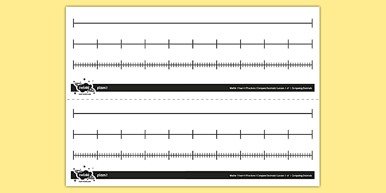 Open Number Line Template | Maths Resource (teacher made)