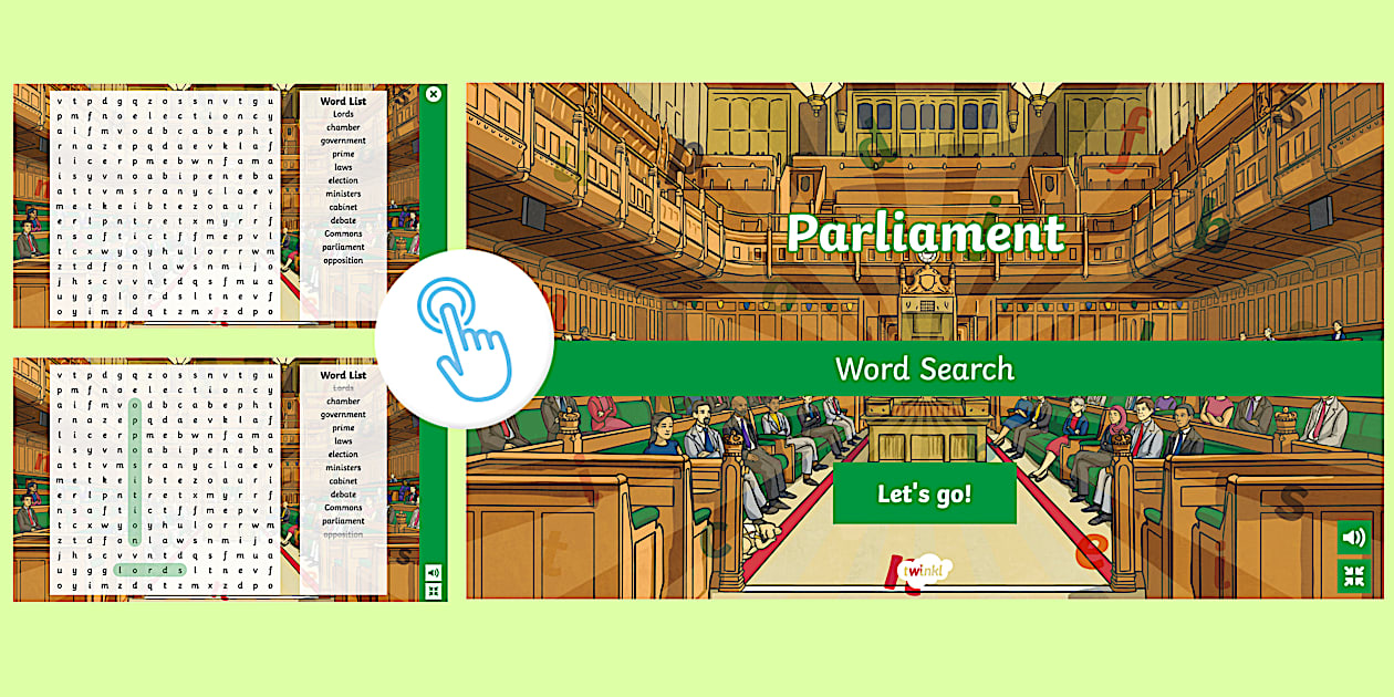 Parliament Interactive Word Search (professor feito)