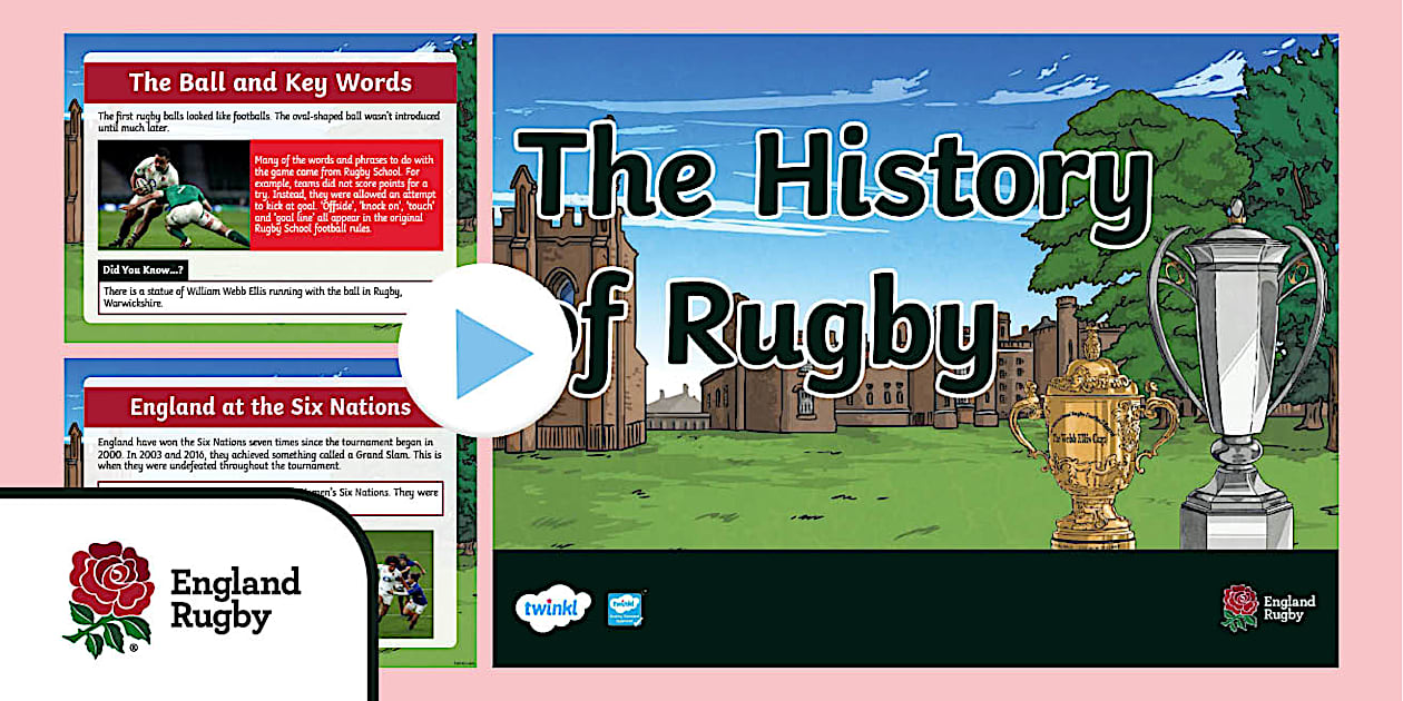 FREE! - History of Rugby PowerPoint | Six Nations Teaching Resources