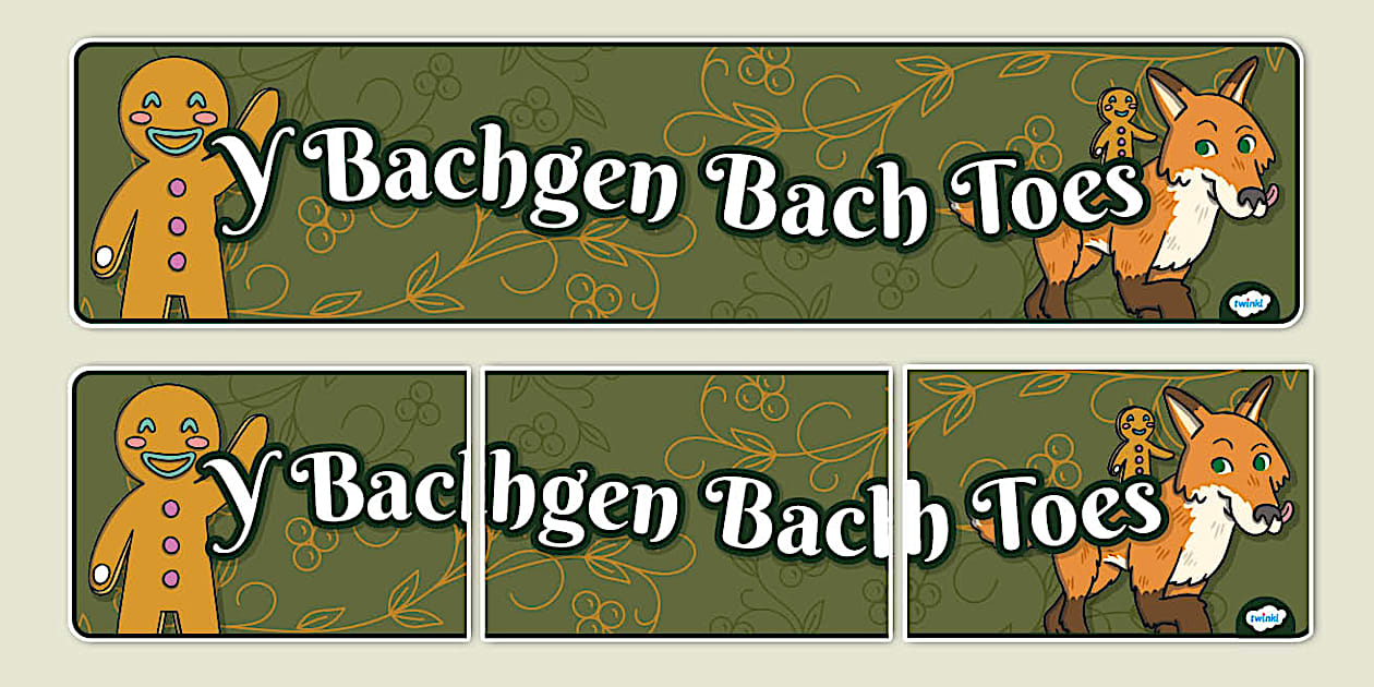 Y Bachgen Bach Toes: Baner Arddangos (teacher made) - Twinkl