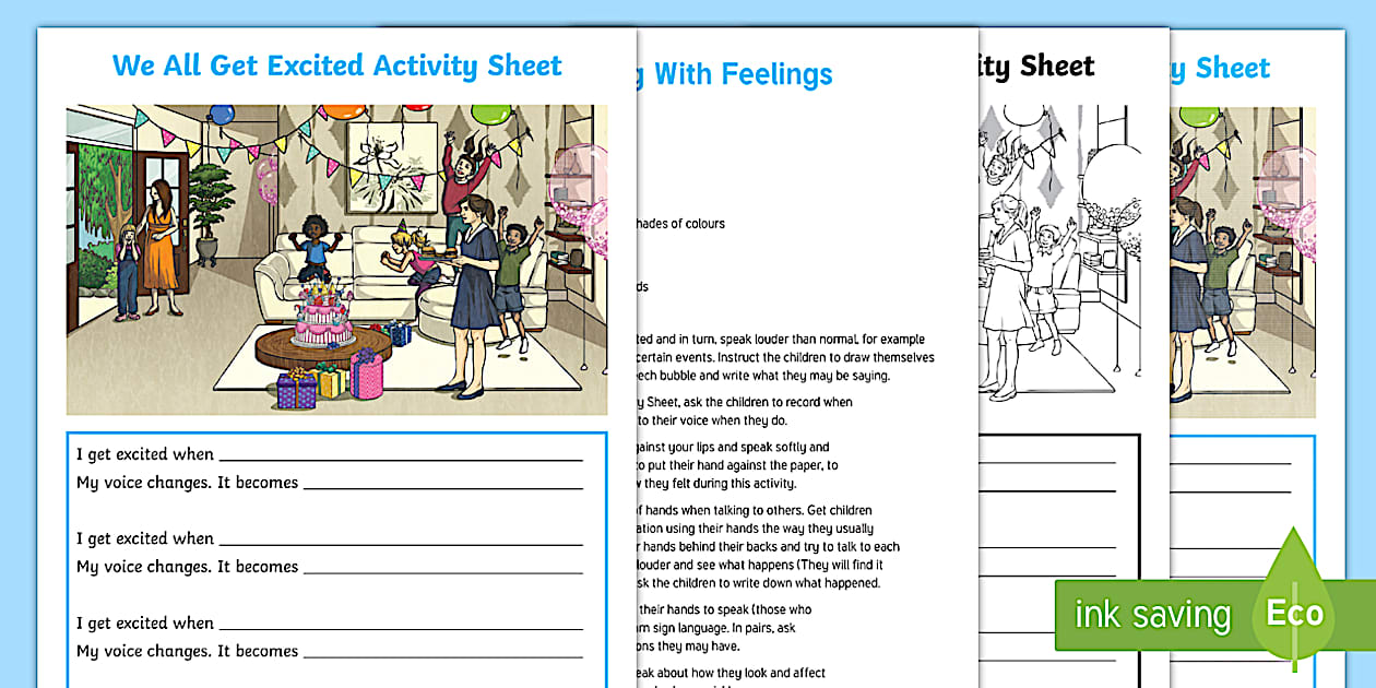 SA Speaking With Feelings Activity (teacher made) - Twinkl