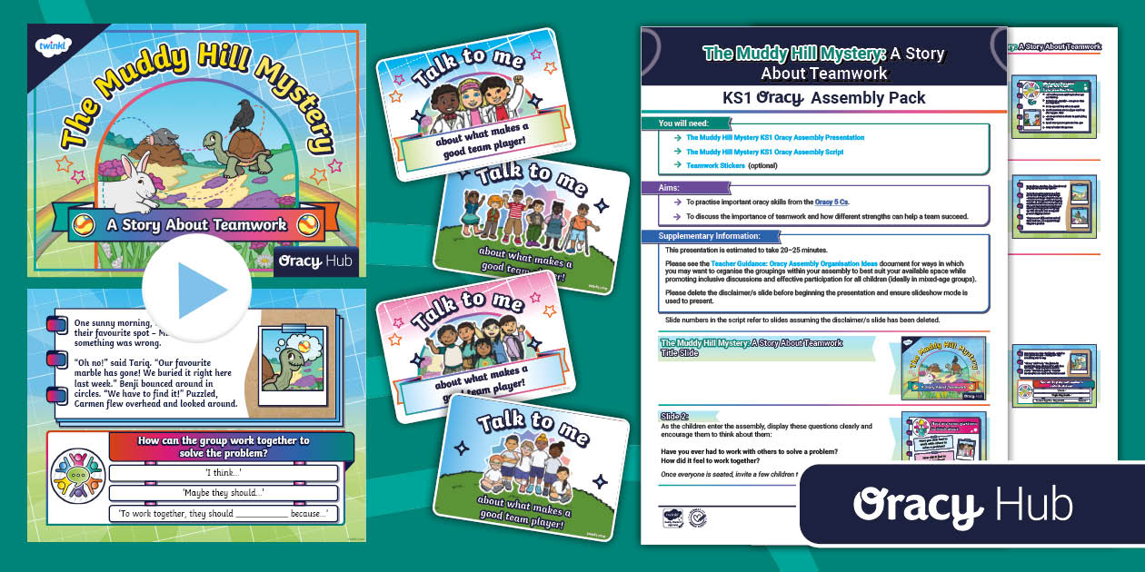 The Muddy Hill Mystery: A KS1 Oracy Assembly Pack About Teamwork