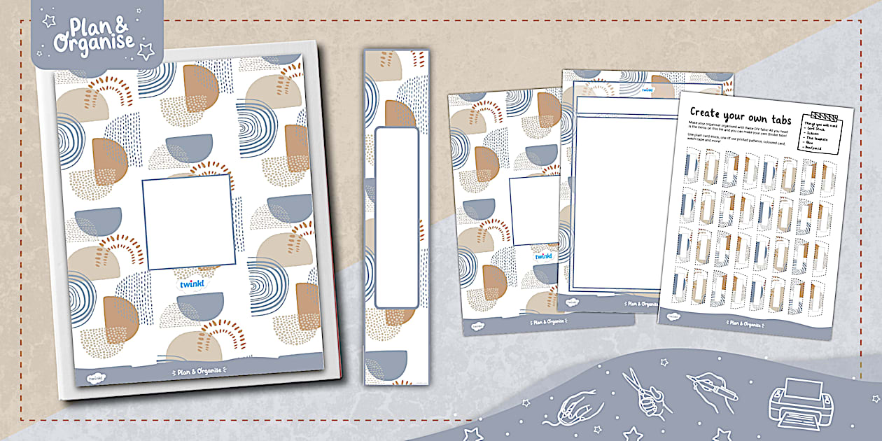 Boho Neutral | Personalised Binder Pack (teacher made)