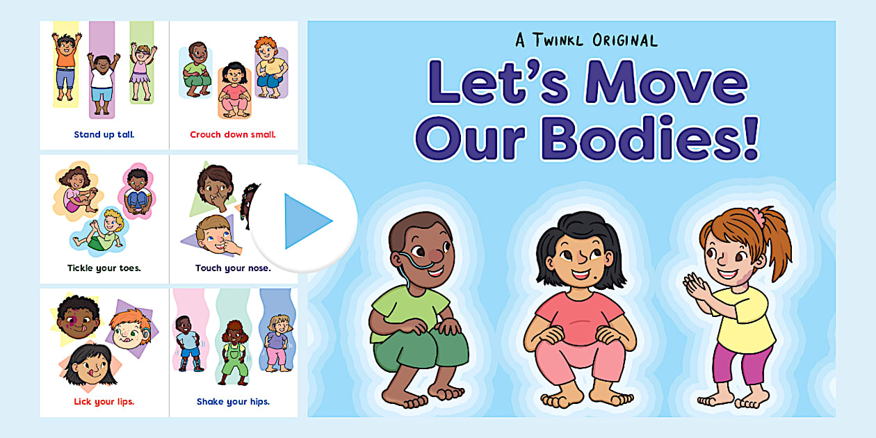 Let's Move Our Bodies! PowerPoint (Hecho por educadores) Let's Move Our Bodies! PowerPoint (Hecho por educadores)