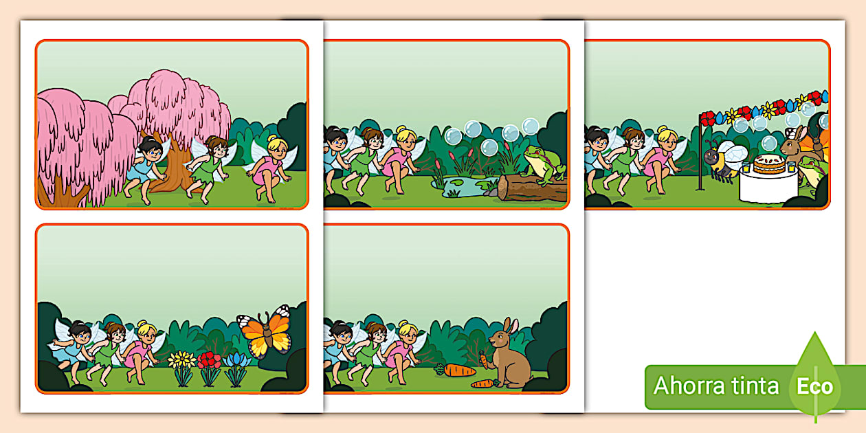 FREE! - Secuencia de la historia "La fiesta en el bosque" - Twinkl