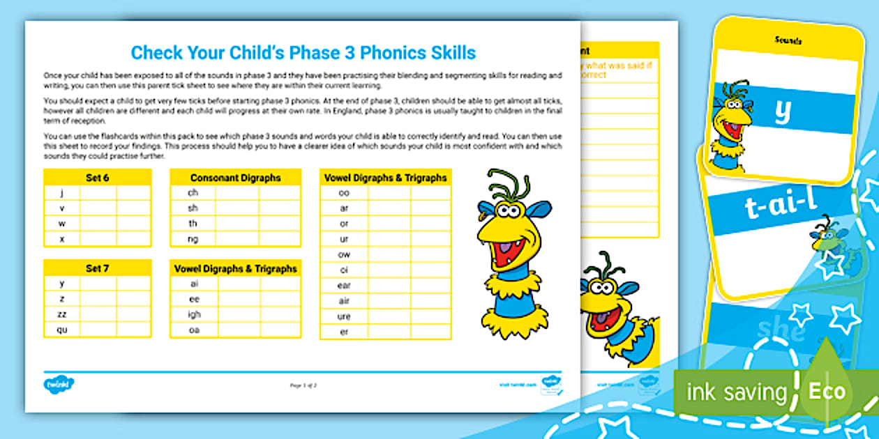 How To Check Phase 3 Phonics Skills | Parents Support Tool
