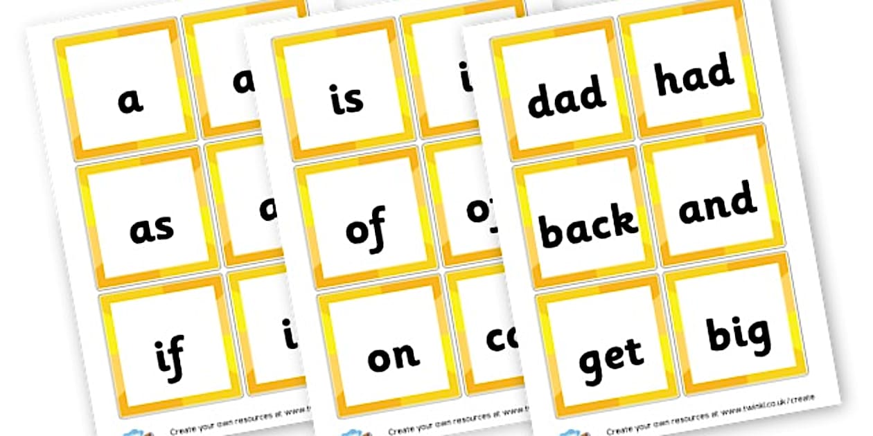 Phase 2 HFWs (square) (Teacher-Made) - Twinkl