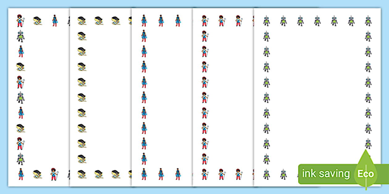 Editable Toys Page Borders (teacher made) - Twinkl