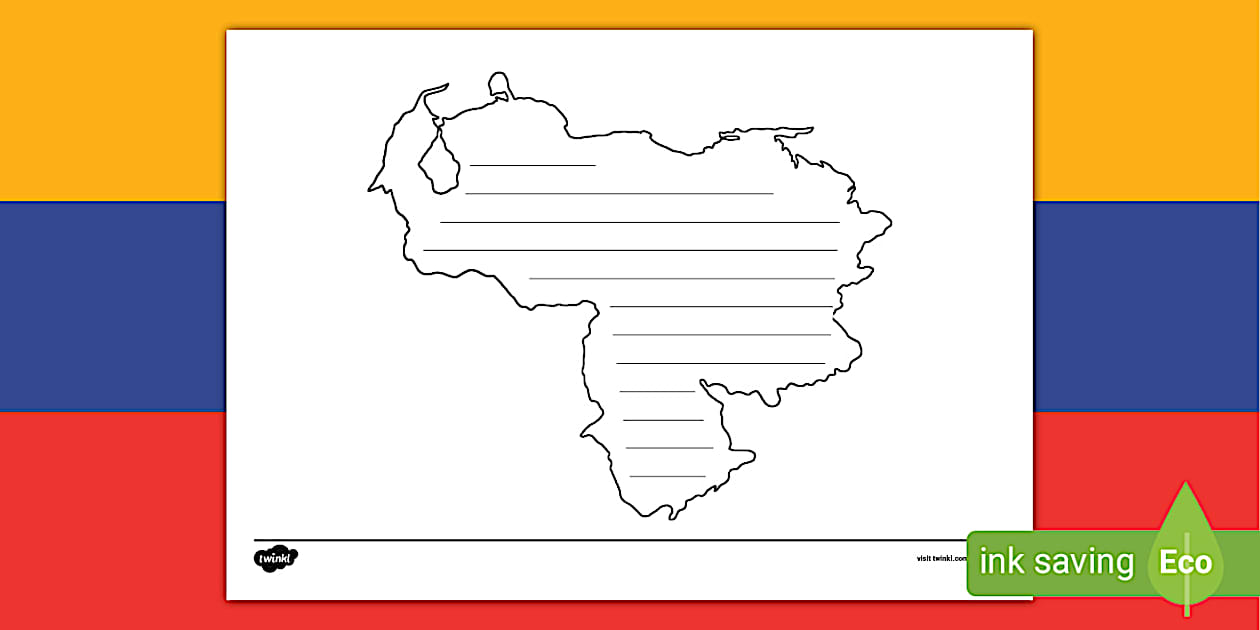 Venezuela Writing Template (Teacher-Made) - Twinkl