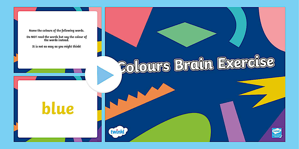 Brain Gym Game: Colours PowerPoint for the Classroom