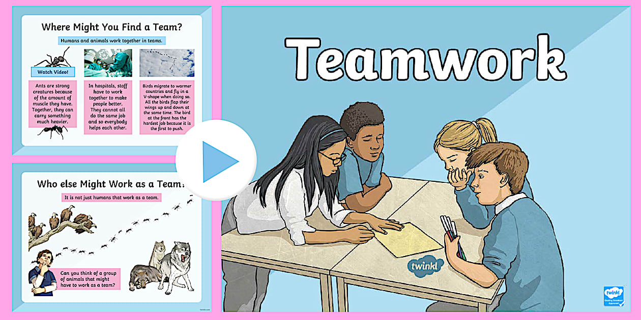 Team Work PowerPoint (teacher made) - Twinkl