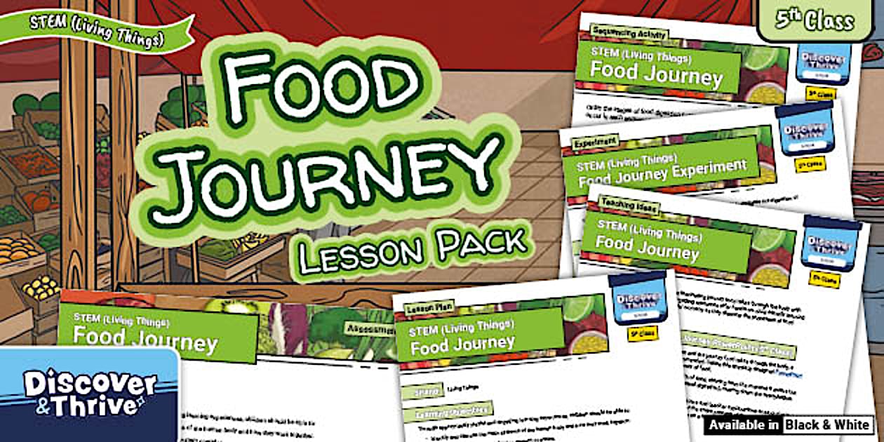 STEM (Living Things) Food Journey Lesson Pack (5th Class)