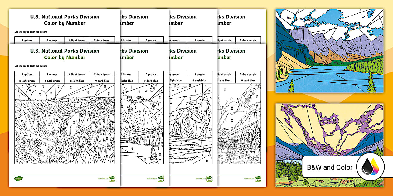 National Park Coloring Pages | National Parks | Twinkl USA