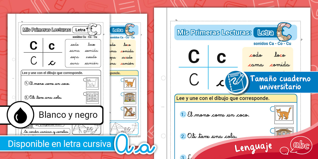 Mis | Primeras | Lecturas | Letra | C | Ca | Co | Cu