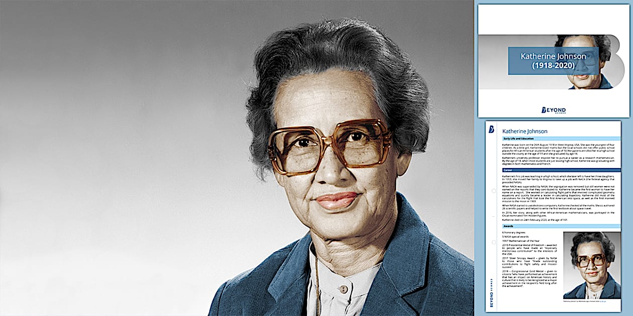 Katherine Johnson Fact File | Science Week | Beyond - Twinkl
