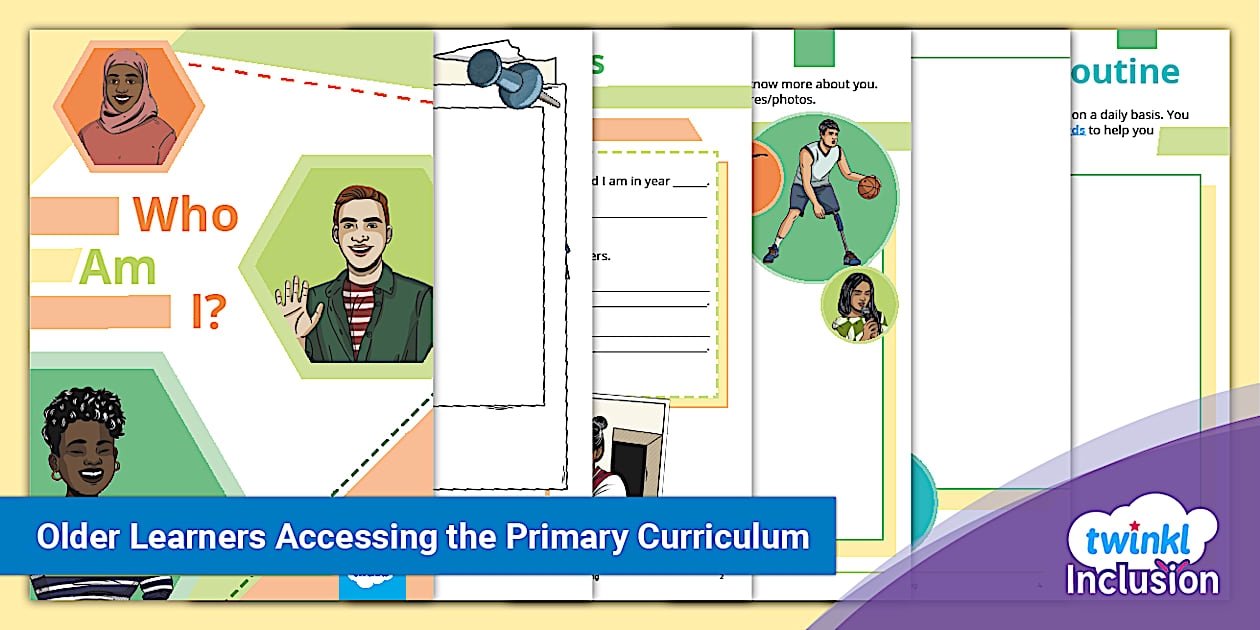 Older Learners: Who Am I? - Twinkl