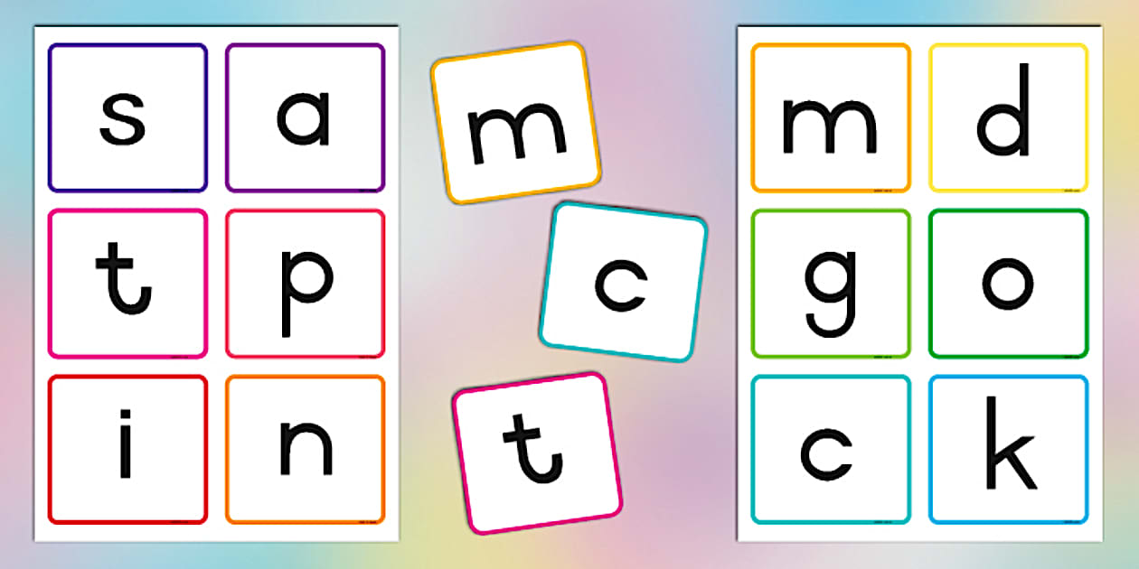 Letters for Word Building (CVC) (teacher made) - Twinkl