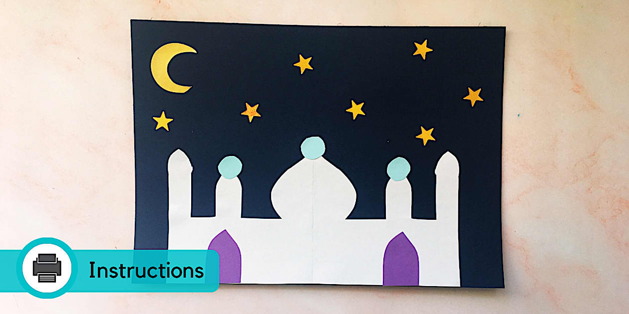 Masjid Mosque Craft Activity | Ramadan Art Activities