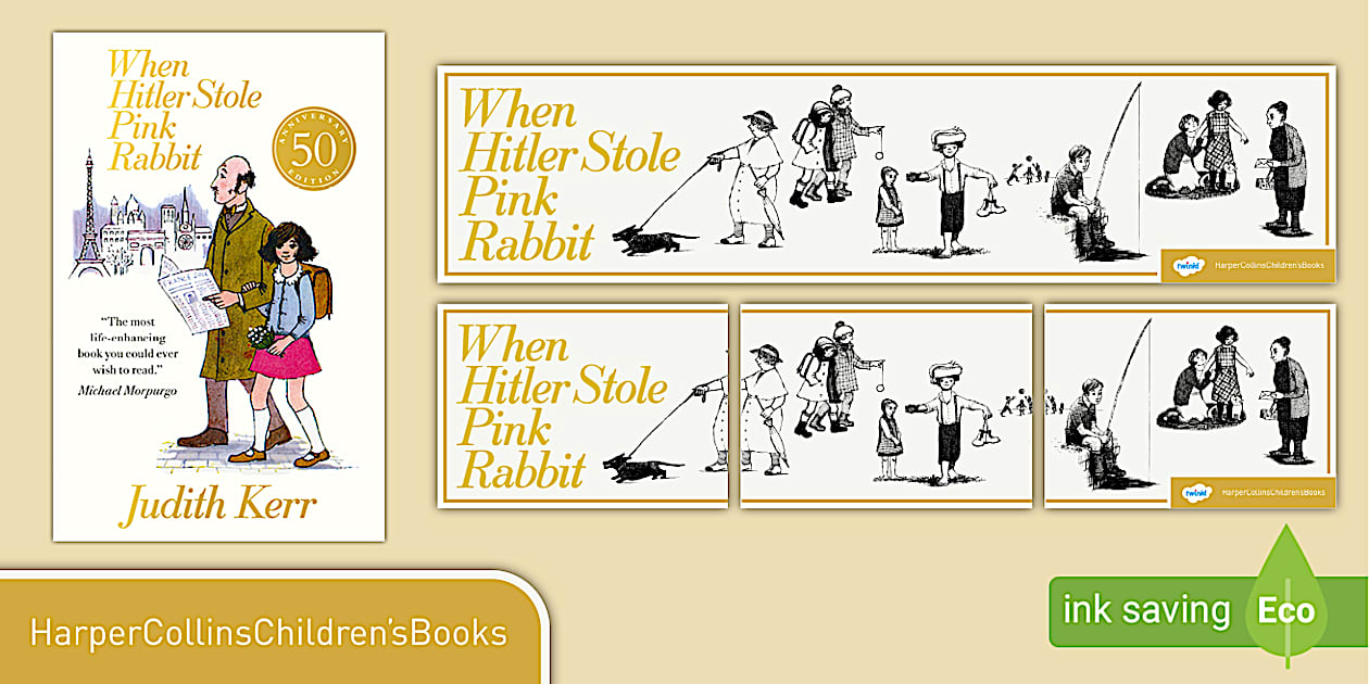 FREE! - When Hitler Stole Pink Rabbit Display Banner | Twinkl