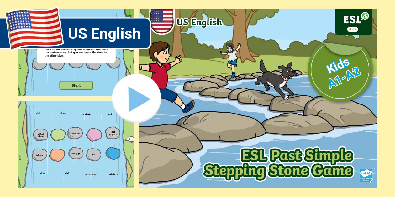 Twinkl ESL Past Simple Game (Lehrer gemacht) - Twinkl