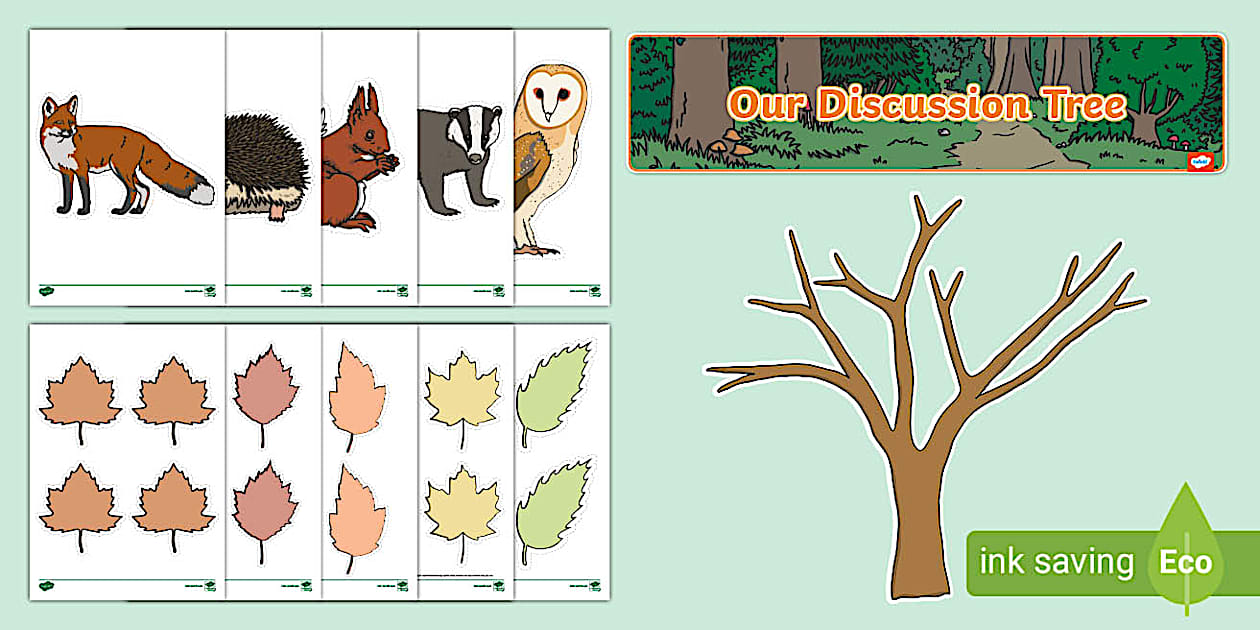 Whole School Interactive Discussion Tree Display Pack