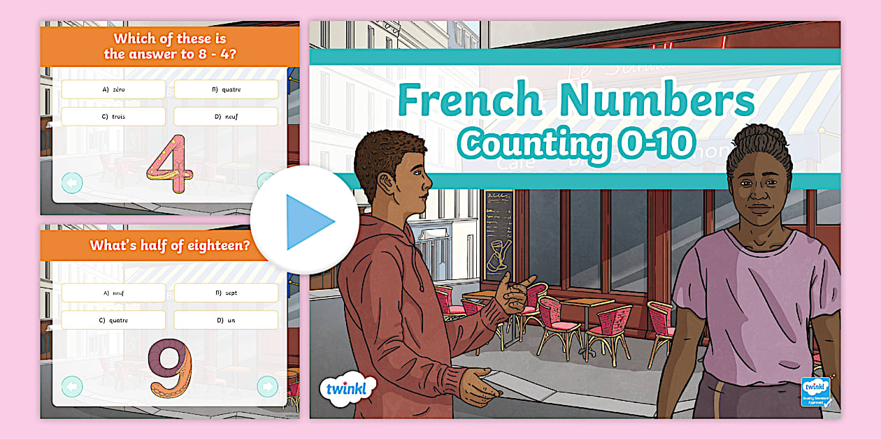 French Numbers PowerPoint Quiz | Numbers 0-10 (teacher made)