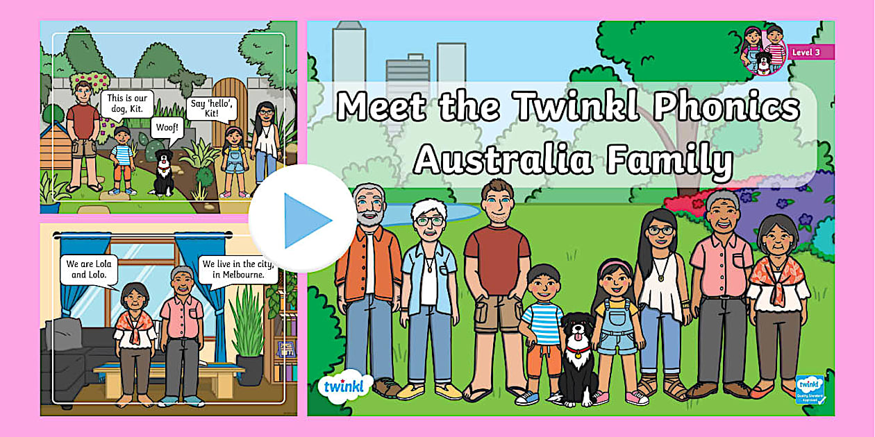 Meet the Twinkl Phonics Family: Level 3 PowerPoint - Twinkl