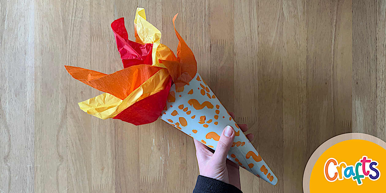 Summer Sports Torch Craft | Twinkl Crafts (teacher made)