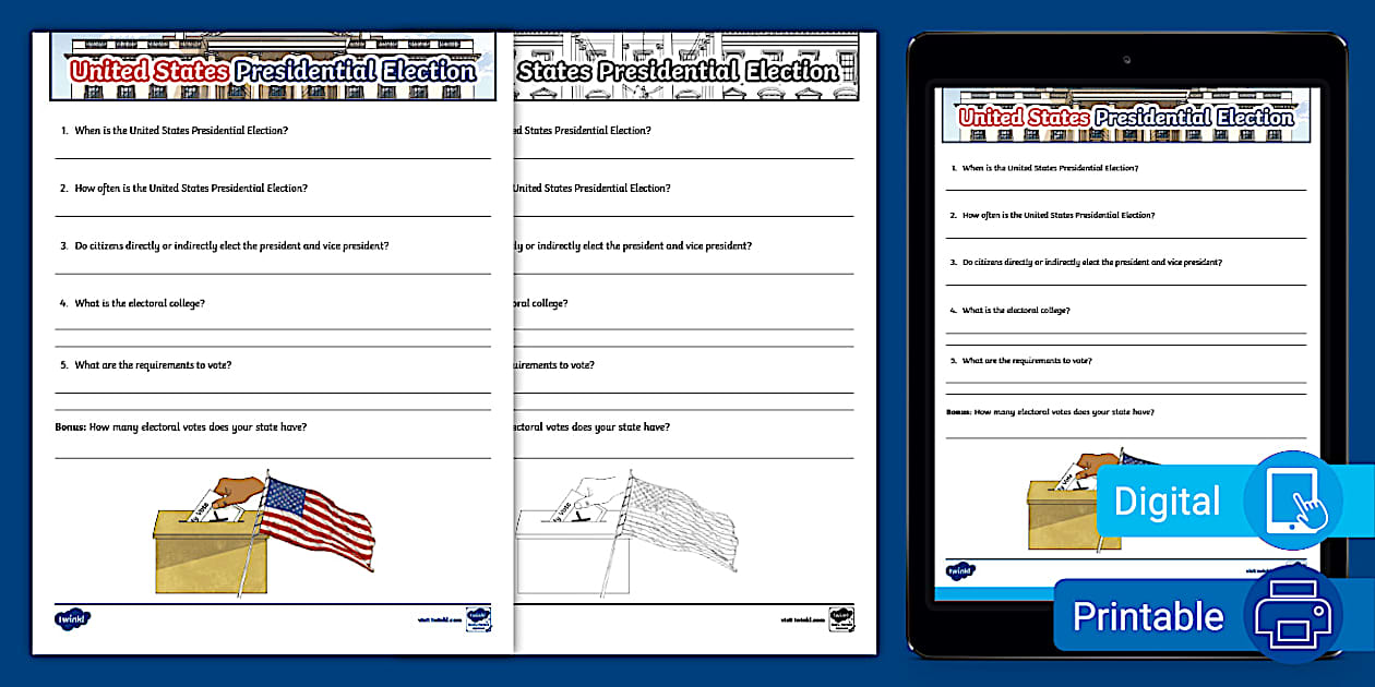 Engaging Election Quiz for 3rd-5th Grade | Twinkl USA