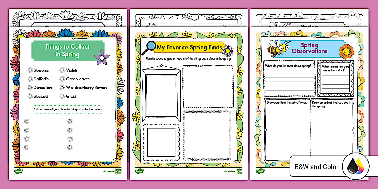 Spring Observations | Spring Resource | Twinkl USA - Twinkl