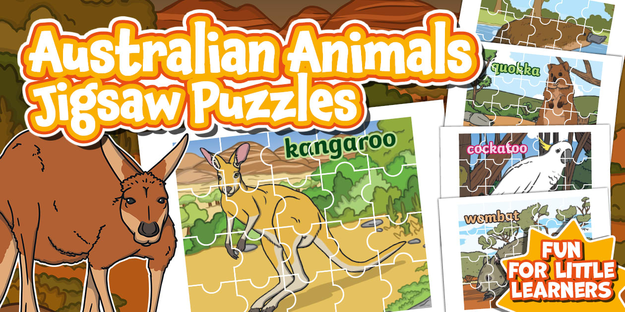 Australian Animals Jigsaw Puzzles
