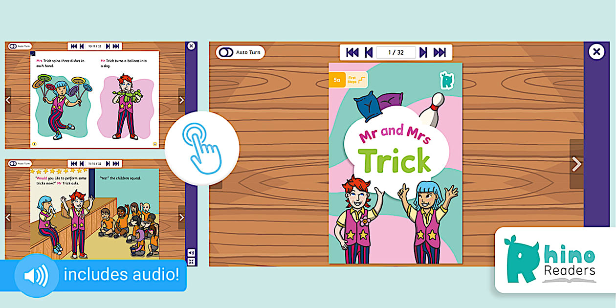 Level 5a First Steps Reading Scheme Book: Mr and Mrs Trick